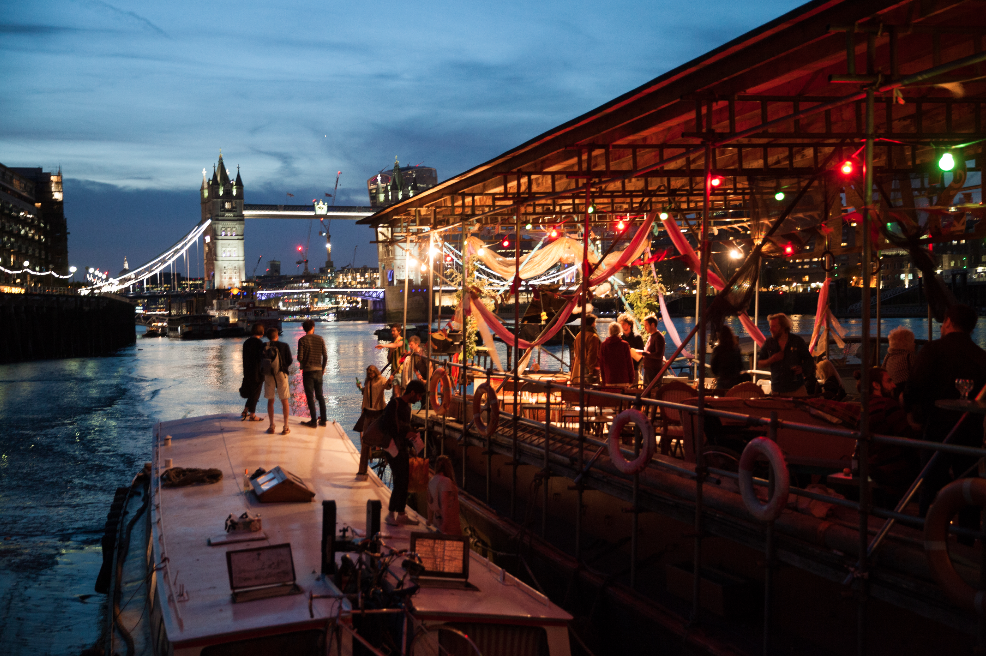 Thames Festival Trust | River Recital on the Arts Ark by Tower Bridge ...