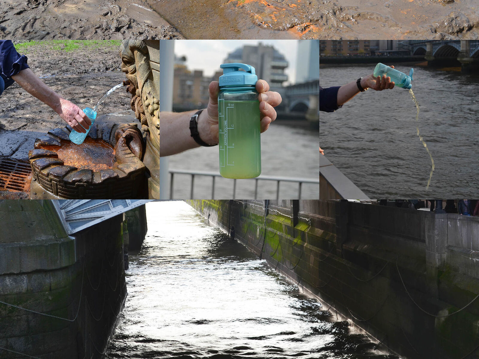 In the heart of old London two great rivers meet: the familiar Thames ...